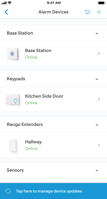 Updating the firmware on your Ring Alarm devices