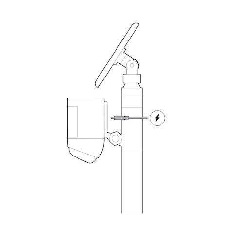 Installing Stake Mount for Solar Panels and Cameras