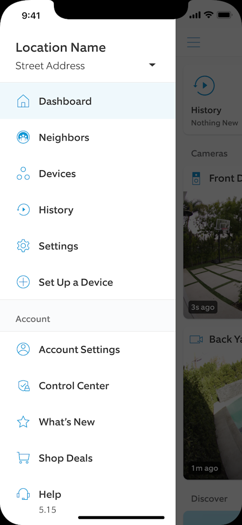 Using the Ring app: features and functions