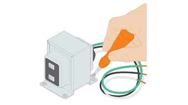 Installing Hardwired Transformer Kit
