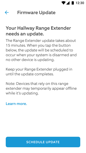Updating the firmware on your Ring Alarm devices
