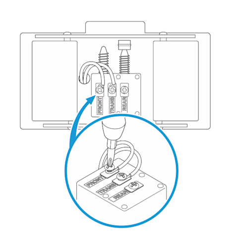 Installing Pro Power Kit or jumper cable